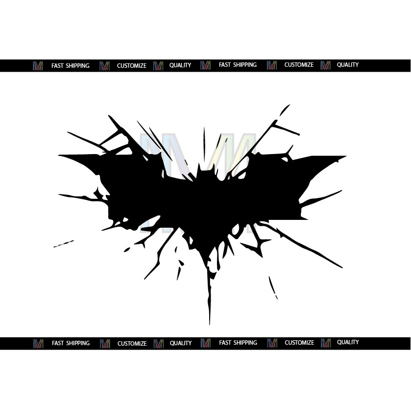 CAR/BIKE BATMAN OUTDOOR STICKER | Shopee Malaysia