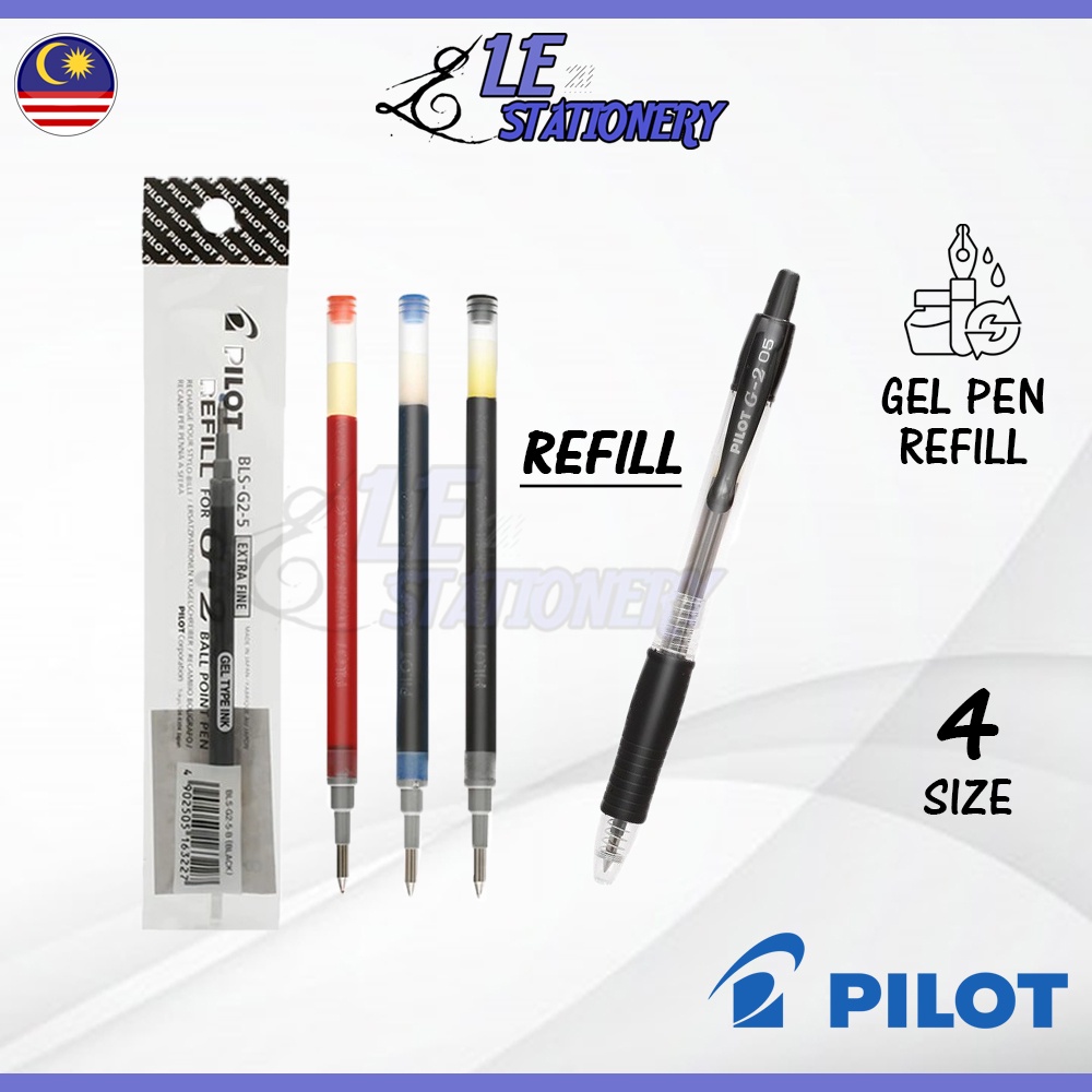 Pilot G2 Gel Pen Refill 0.38/0.5/0.7mm - (1'pc) | Shopee Malaysia