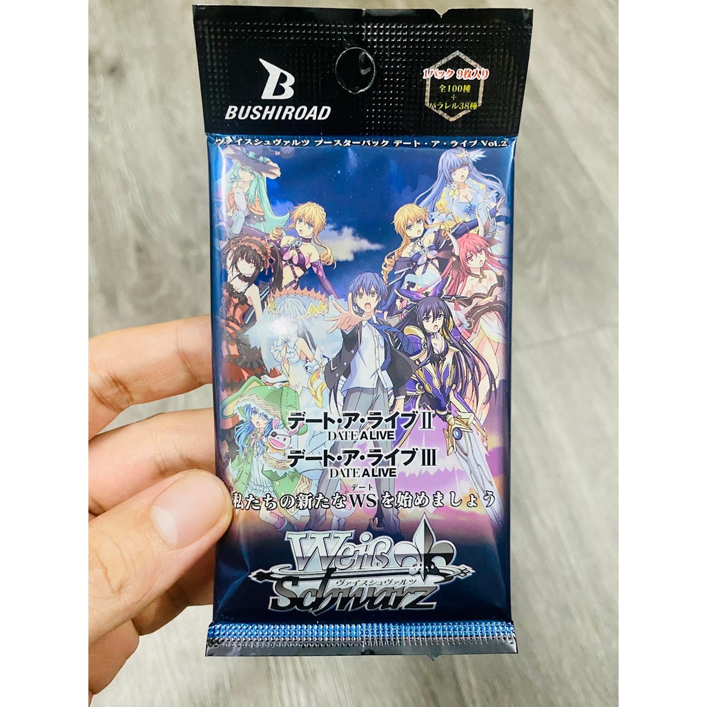 [Ora Ora Ora] Date A Live Vol 2 Weiss Schwarz Personal Card Pack ...