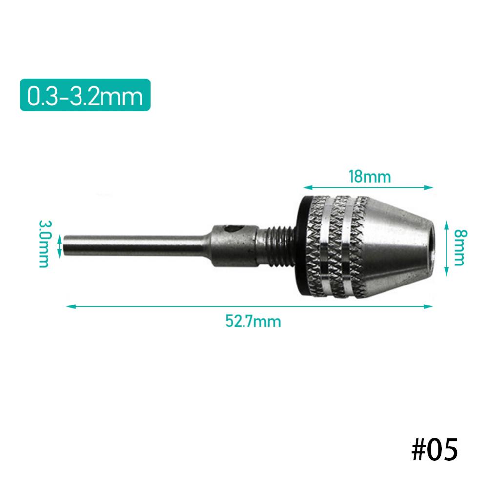 HW Drill Chuck Keyless Screwdriver Impact Driver Adaptor Electric Micro ...