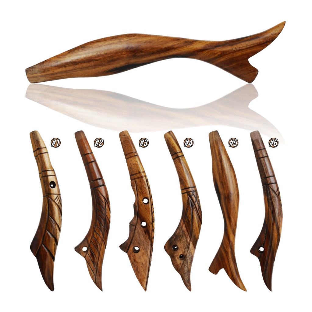 Wooden fishing rod handle | Carved Wood Pahul | Pahul Motif Wooden Rod ...