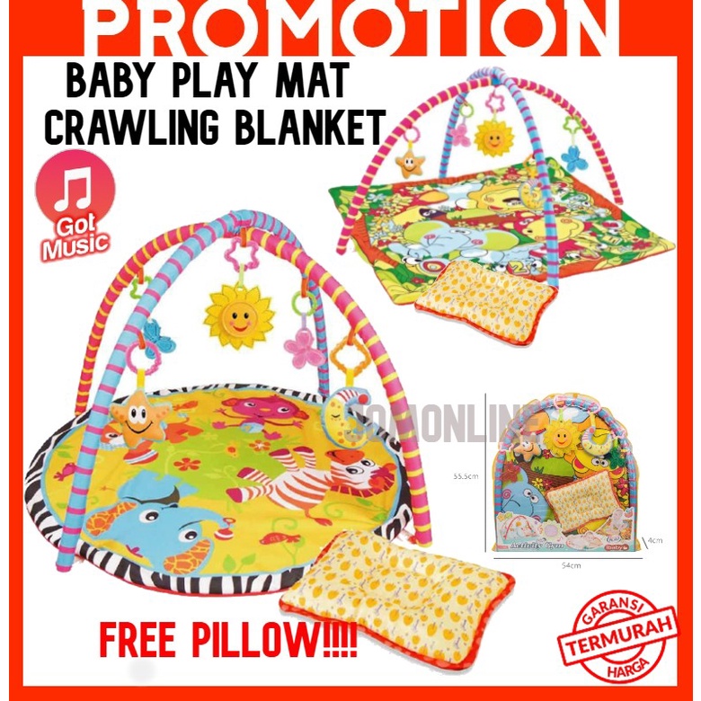 ~Dari KL~ Tikar Mainan Bayi playgym & Playmat Interaktif Baby PlayGym ...