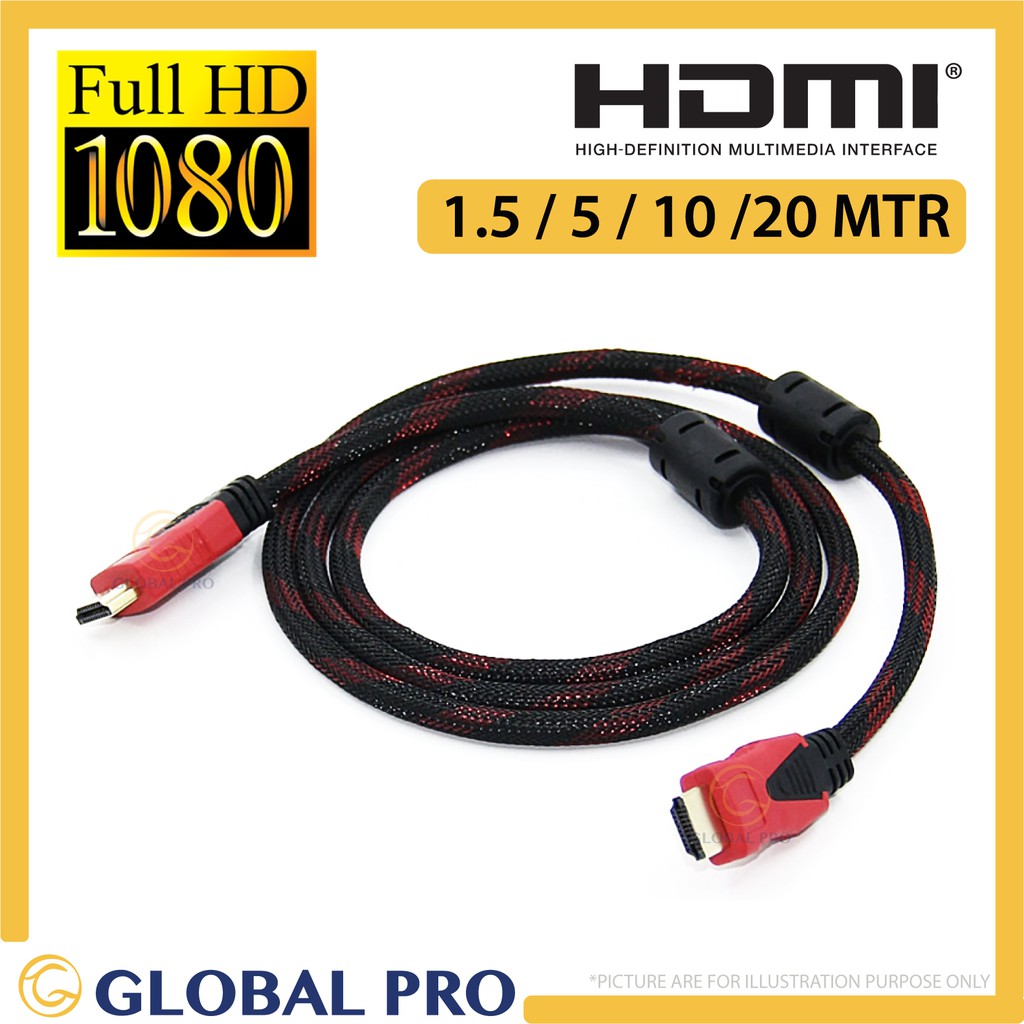 1.5M/ 5M/ 10M/ 20M High Resolution High Speed HDM1 Cable Supports 1080p ...