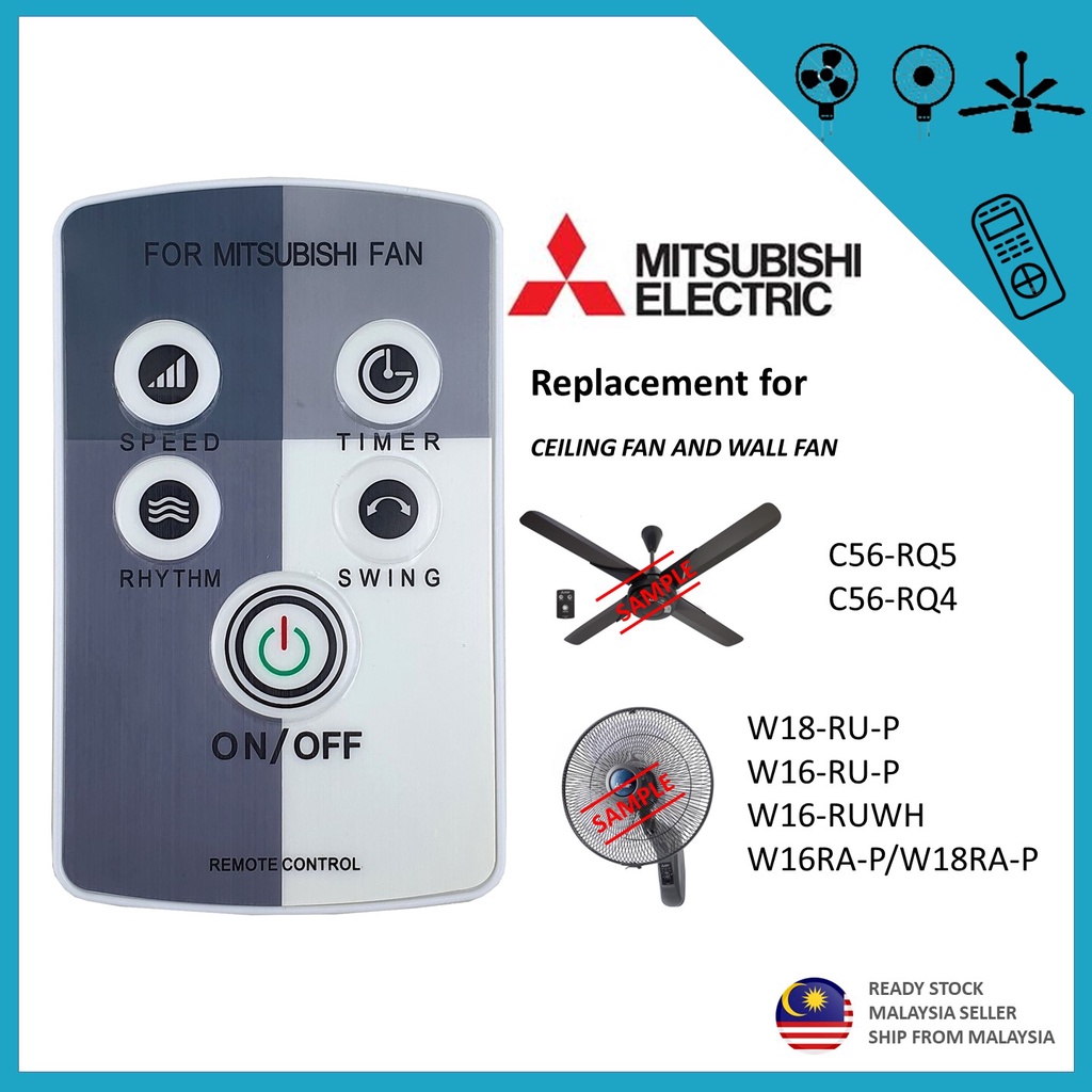 Mitsubishi Electric Remote Control OEM Suitable And Replacement for ...