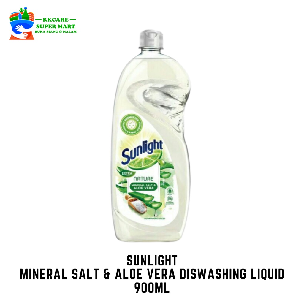 Sunlight - Nature Mineral Salt & Aloe Vera Diswashing Liquid ( 900ML ...
