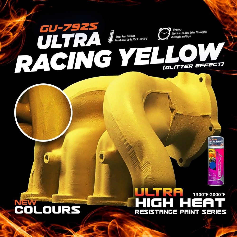 GOX7 GU 79 Series Spray Paint Ultra High Heat Resistance No Postage To Sabah/Sarawak/Labuan ...