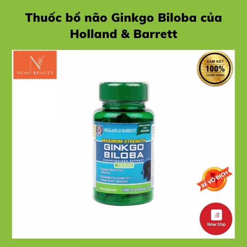 Ginkgo Biloba Brain Tonic Tablets Of Holland & Barrett | Tablet Tonik ...