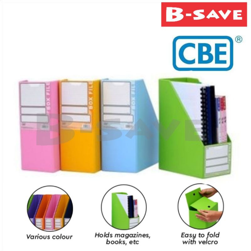 CBE PVC Magazine Holder / PVC Box File 4" / 5" Book Rack | Shopee Malaysia
