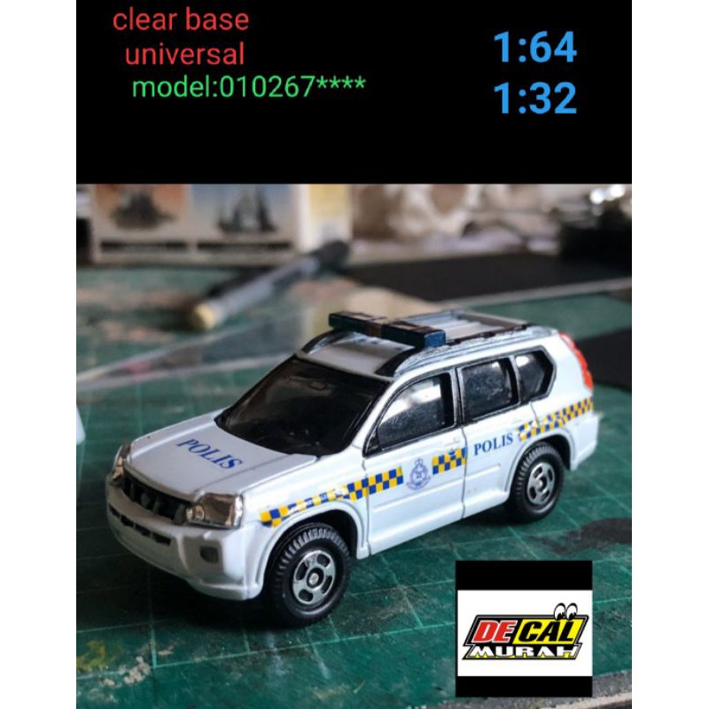 1/32 polisss clear base decal(decal sahaja bukan model kereta) | Shopee ...