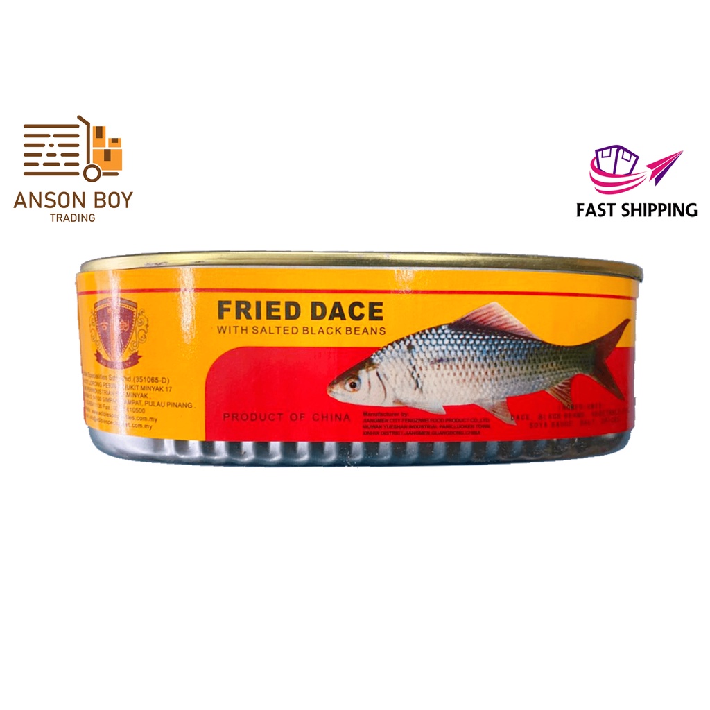 [READY STOCK] TAUSI IKAN TIN BUJUR / FRIED DACE WITH SALTED BLACKBEANS ...