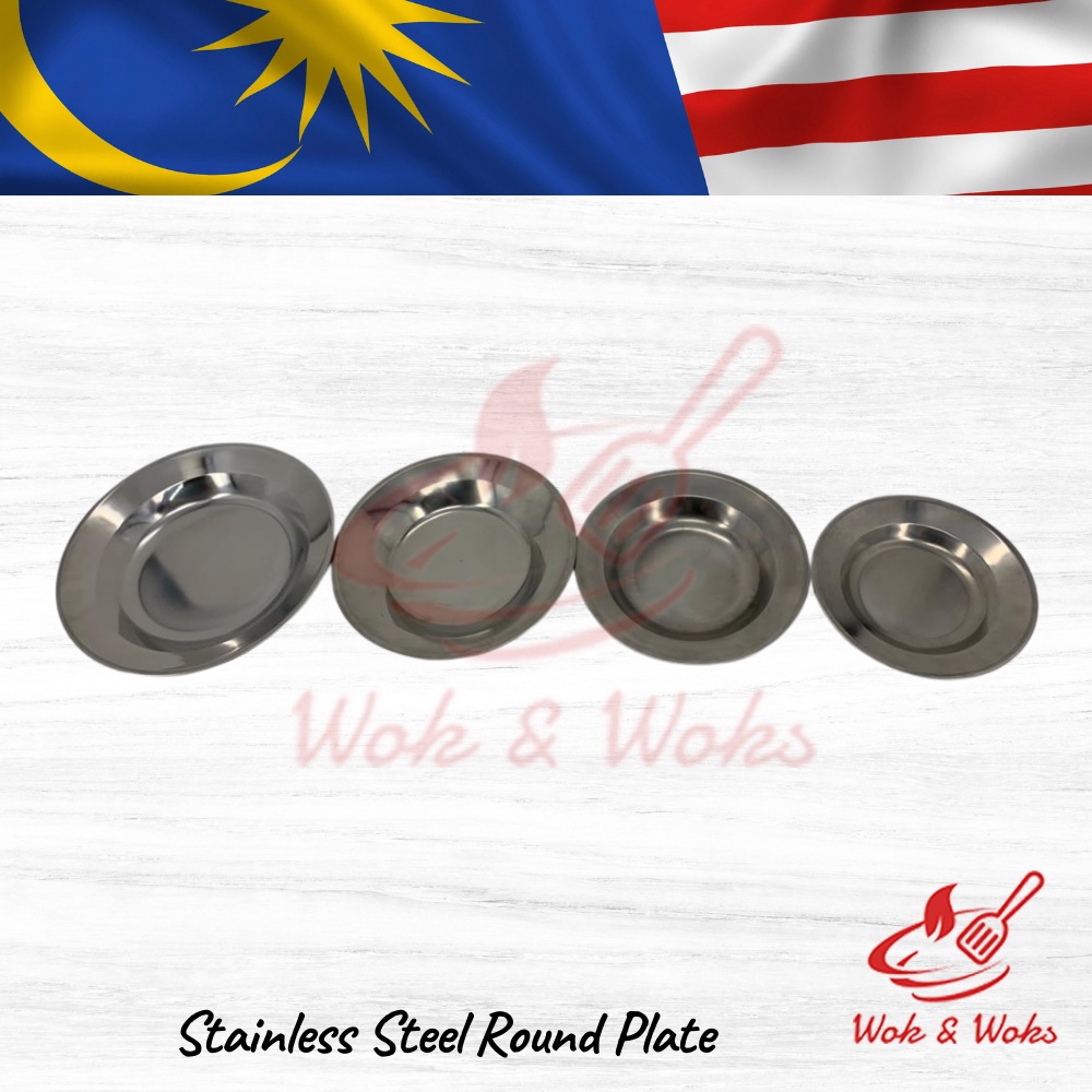 Horse Brand Stainless Steel Round Plate / Pinggan Bulat Keluli Jenama ...