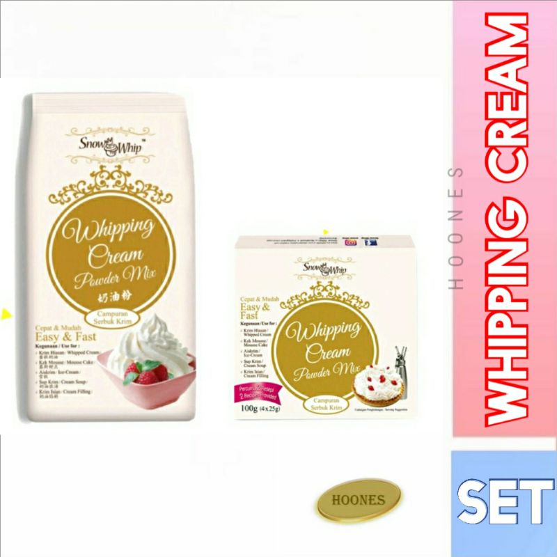 Whipping Cream Powder Mix COMBO SET 500g+100g | Shopee Malaysia