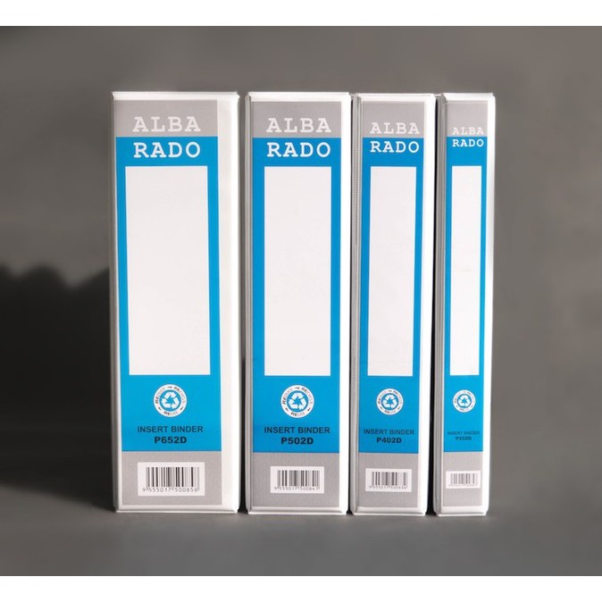 Alba Rado PVC 2D White Ring File A4 Insert Binder / Fail Putih Albarado ...