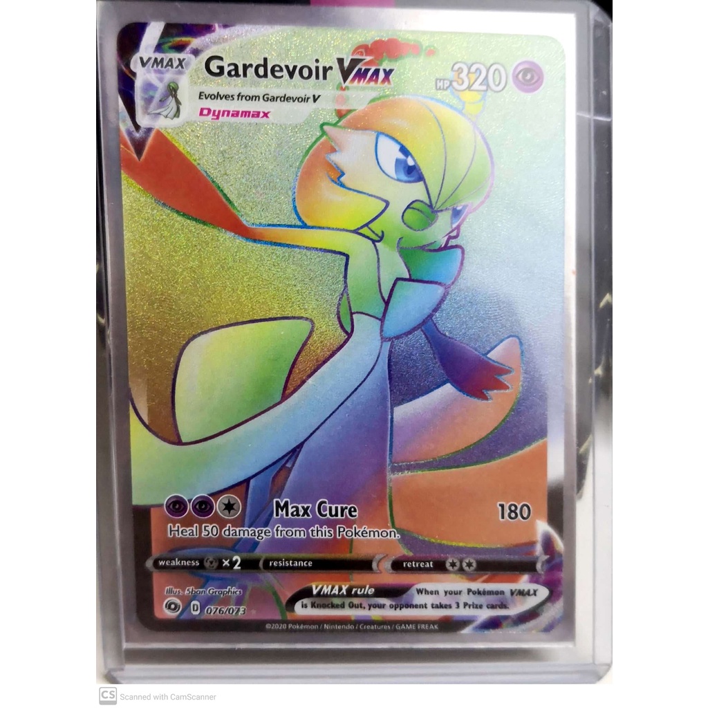 Pokemon Trading Card Game PTCG Gardevoir VMAX - 076/073 - Hyper Rare ...