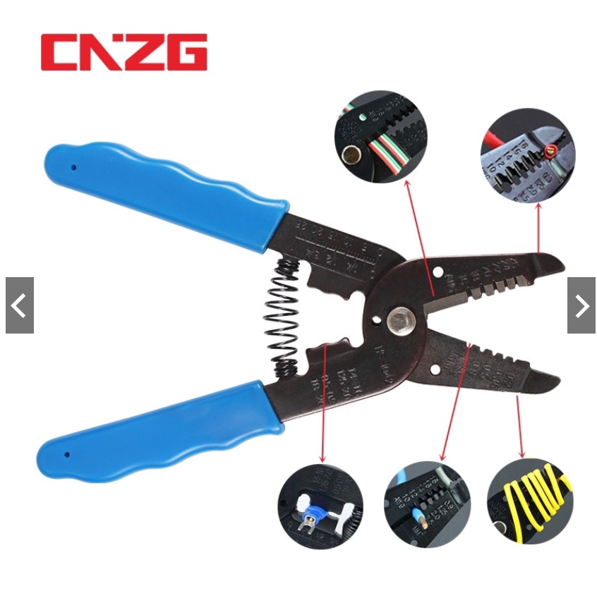 Cable Wire Stripper Heavy Duty HS-1042 Small Mini Wire Cutter Crimping ...