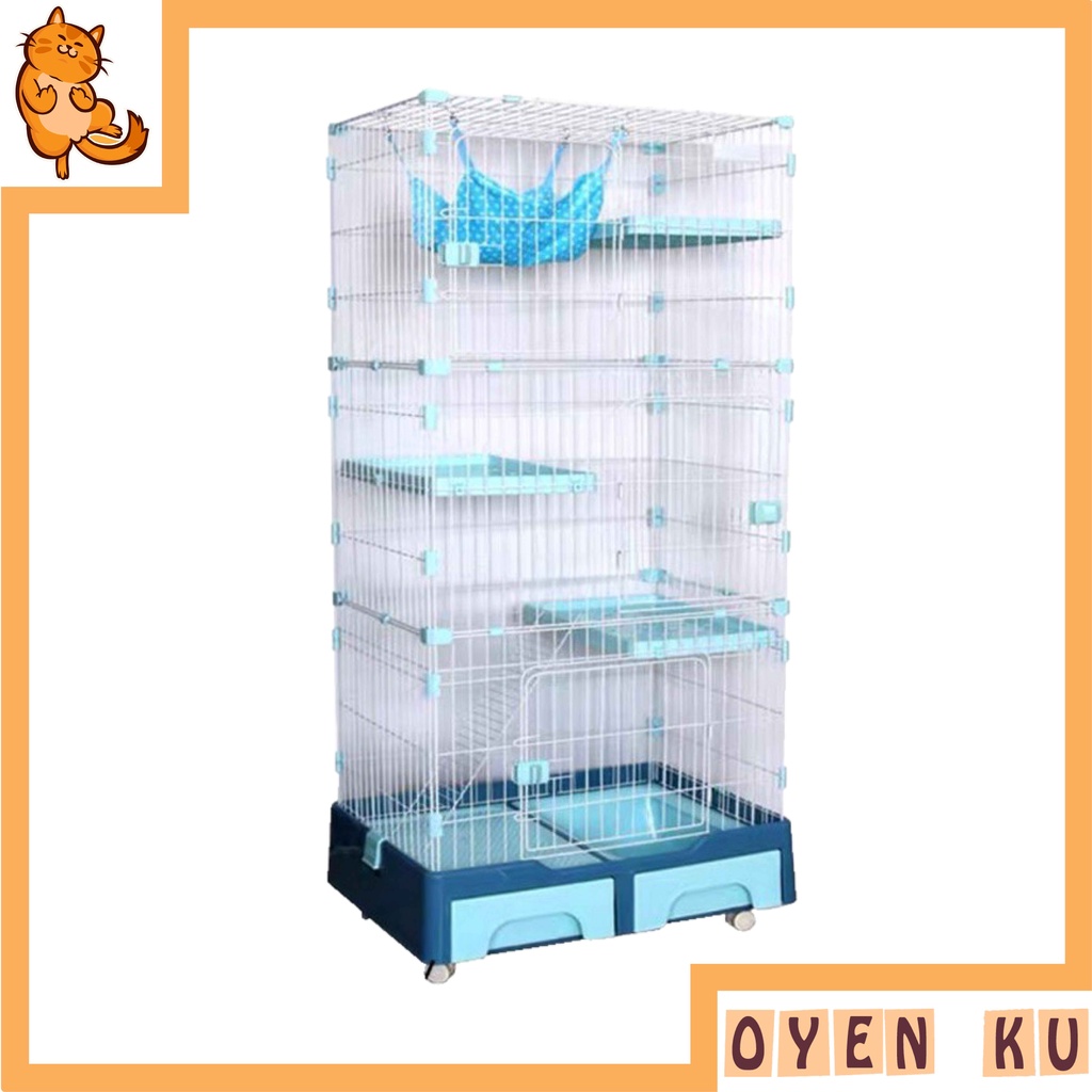 (PROMO) High Quality Multi Purpose 2 and 3 Level Cat Cage Large Iron ...