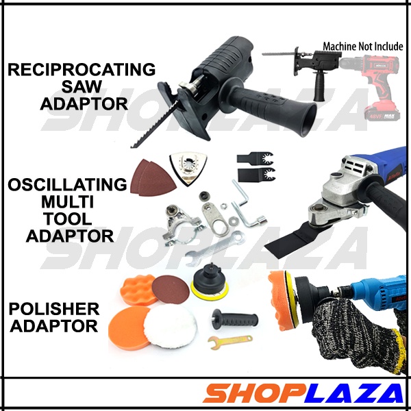 Electric Drill Jigsaw Adaptor Angle Grinder Oscillating Multitool ...