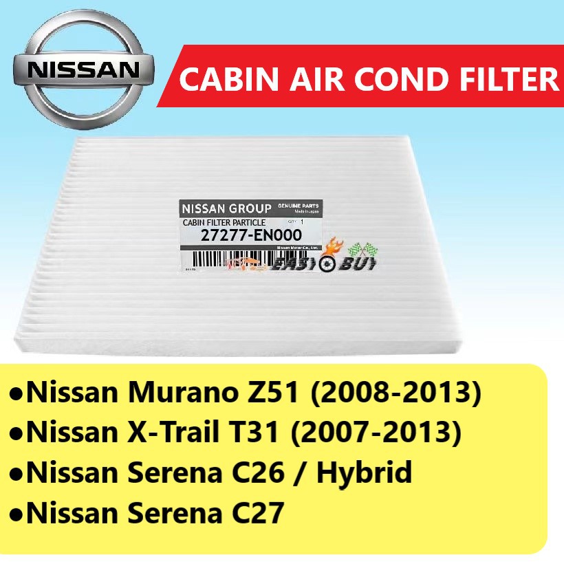 Cabin Air Cond Filter - Nissan Serena C26 / C27 / X-Trail T31 (2007 ...