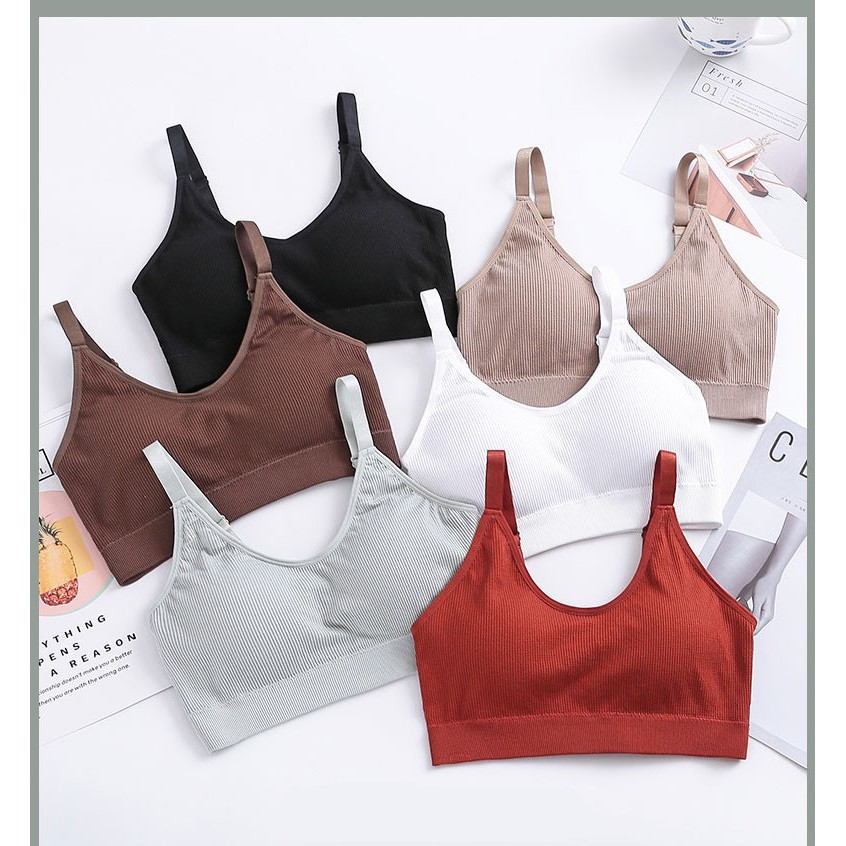 Ready Stock Original Genie Bra Seamless One Piece Summer Running Sports ...