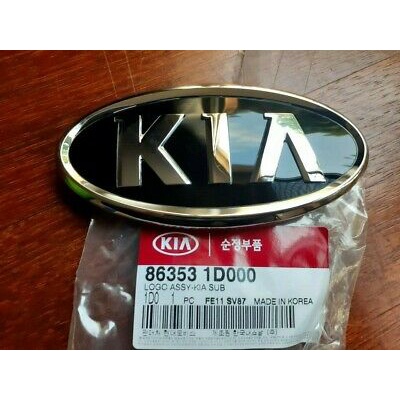 EMBLEM NAME PLATE / LOGO FRONT RAD GRILLE (KIA) GENUINE PART (ORIGINAL ...
