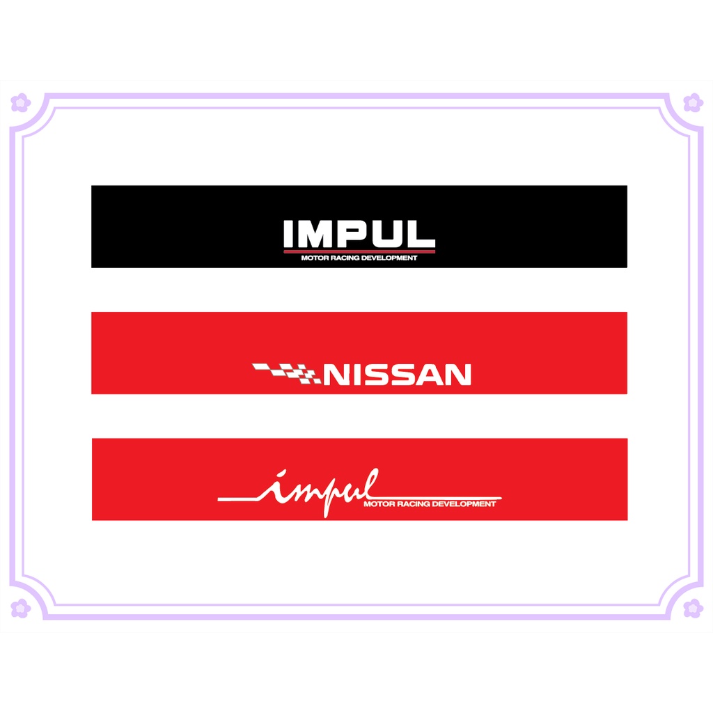 NISSAN IMPUL CAR WINDSHIELD STICKER | Shopee Malaysia