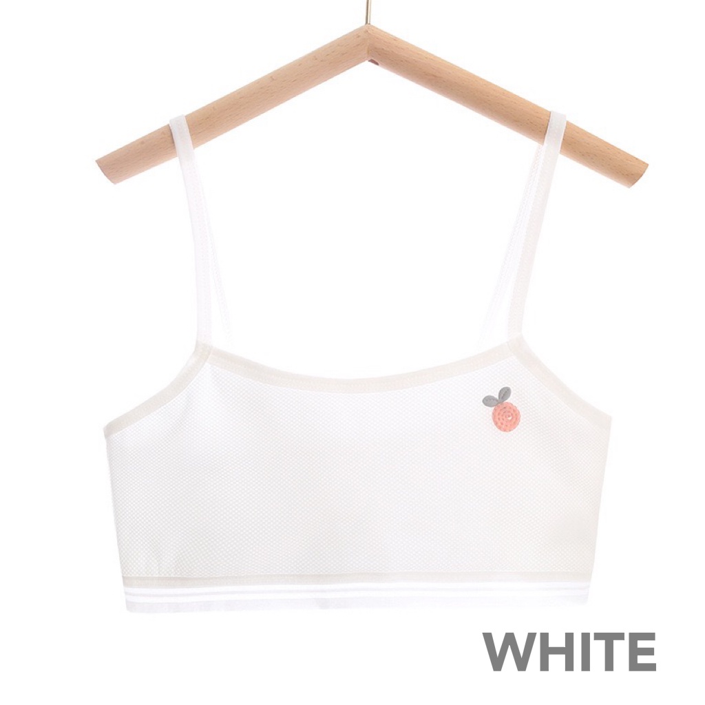 Teenage Girls Mesh Bralette Singlet Bra Budak 少女小学生透气运动内衣文胸 | Shopee ...