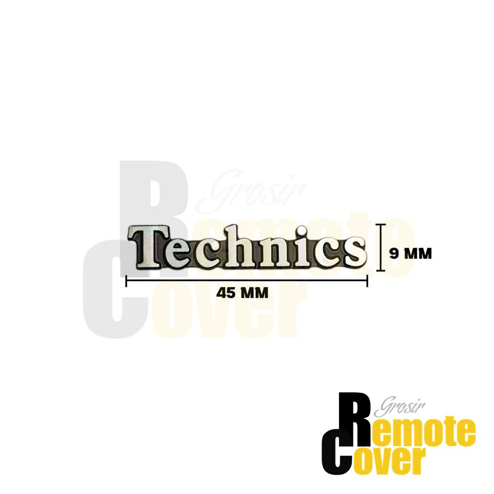 Emblem Aluminum Sticker Decals 3D Logo Technics Audio Speaker | Shopee ...
