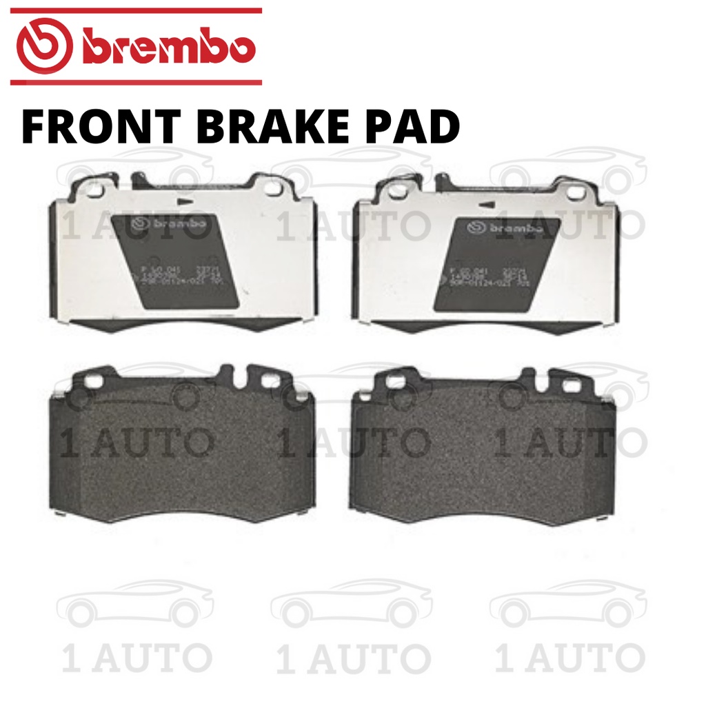 GENUINE BREMBO FRONT BRAKE PAD MERCEDES W163 ML320 ML350 W220 S280 S320 AMG BREMBO 4POT CALIPER ...