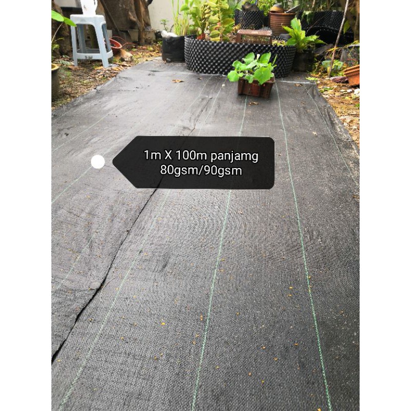 Weedmat weed mat 1m/1.2m X 100meter/Plastik Penutup rumput,Heavy duty ...