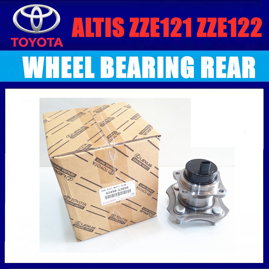 Toyota Altis ZZE121 ZZE122 2001-2007YR rear wheel bearing hub | Shopee ...