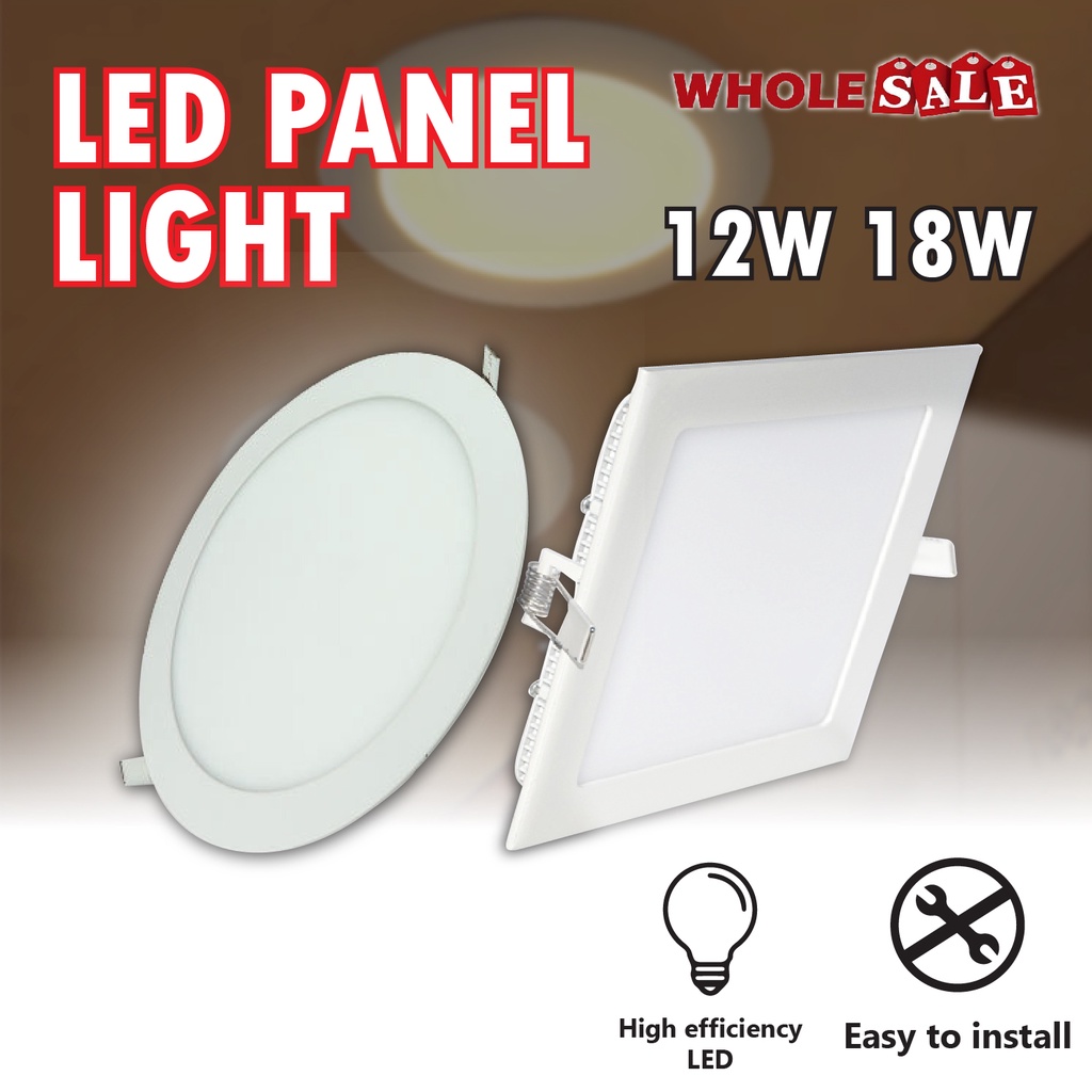 LED Panel Ultra Thin Light Indoor Mounted Deco Round/Square Ceiling ...