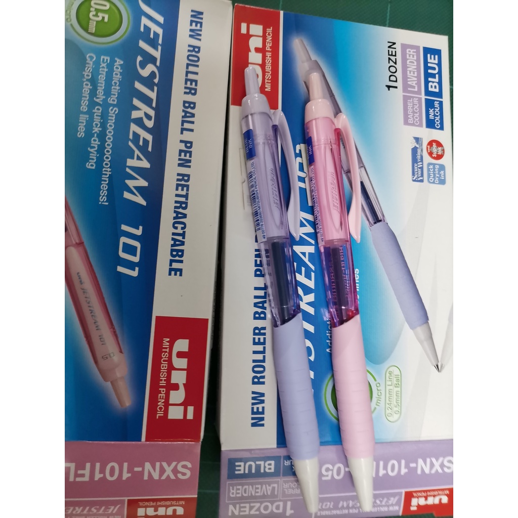 UNI MITSUBISHI PENCIL JETSTREAM 101 PEN 0.5MM blue | Shopee Malaysia