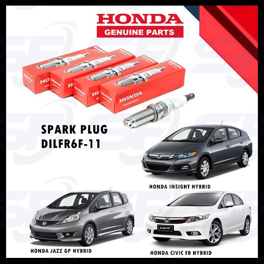 HONDA INSIGHT TM8 JAZZ GP CIVIC FB HYBRID SPARK PLUG (DILFR6F-11)(12290 ...