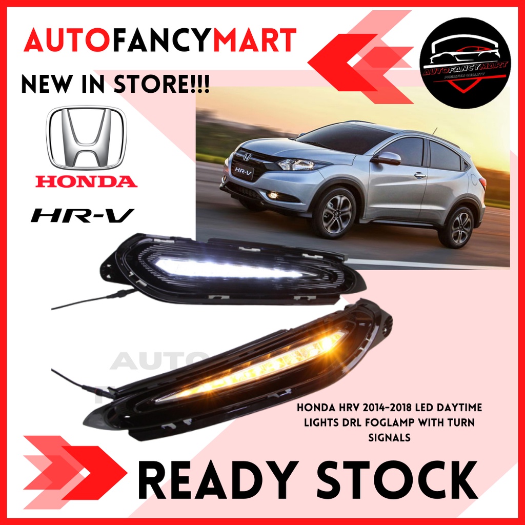 HONDA HRV H-RV 2015 2016 2017 2018 FRONT BUMPER DRL LED DAYLIGHT ...