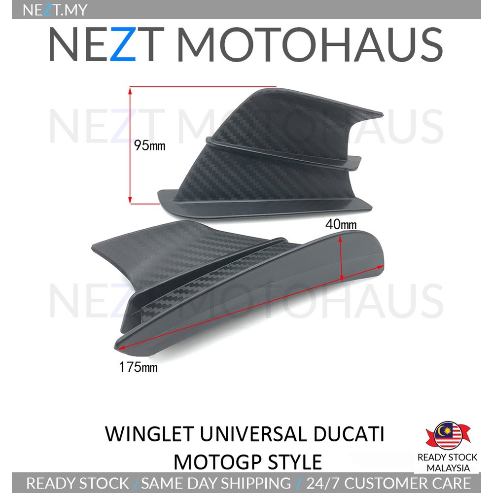 Universal Winglet MotoGP WingKit Spoiler Y15 Y16 R15 R25 VF3 Ninja250 ...