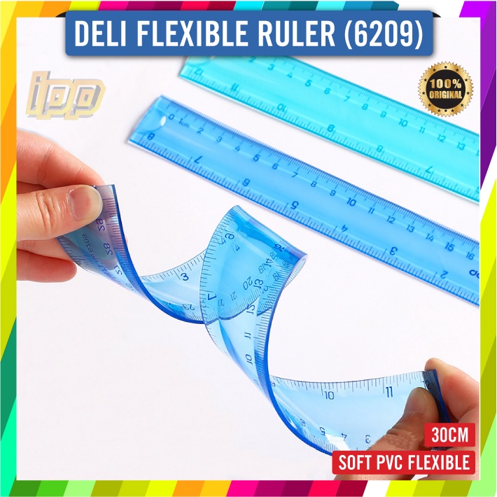 Deli Flexible Soft Ruler 30cm / Deli Soft PVC Flexible Soft Ruler 30cm ...