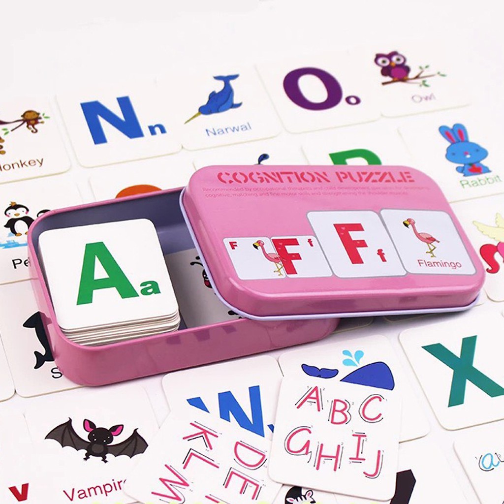 Flashcard learning cards with theme awareness for children to learn ...