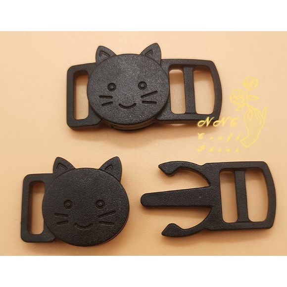 Smile Face Cat Safety Lock No Slider Thick Plastic Curved Shape Tight ...