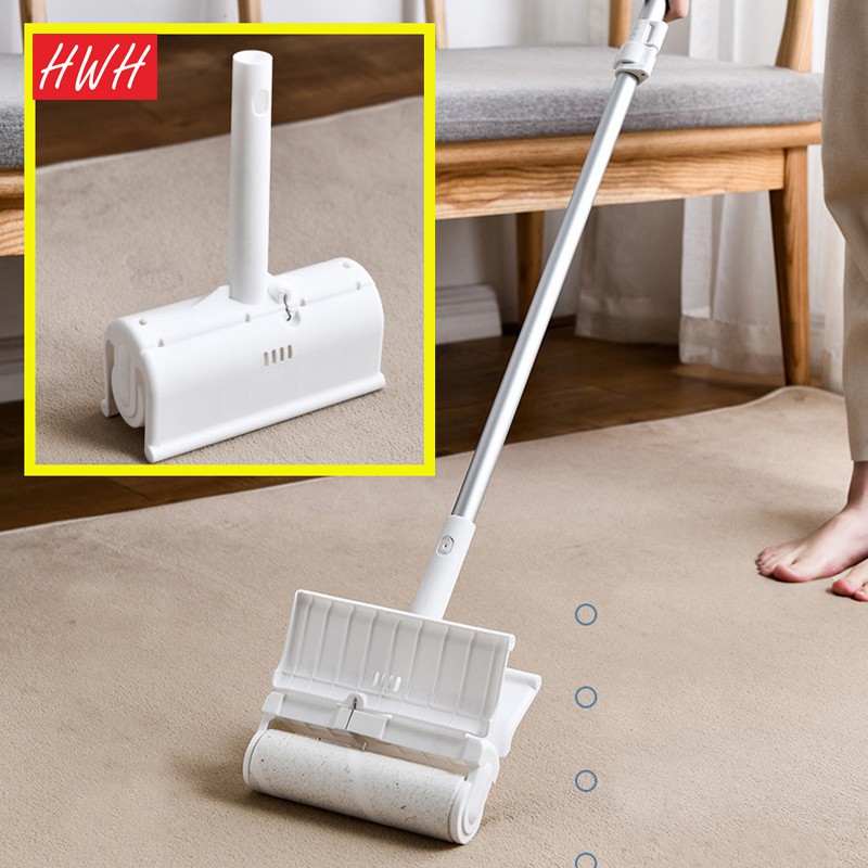 HWHOME Sticky Lint Roller Tearable Washable Floor Carpet Hair Dust ...