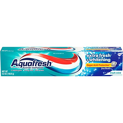 Aquafresh, Fluoride Toothpaste, Extra Fresh +Whitening, Fresh Mint (158 ...