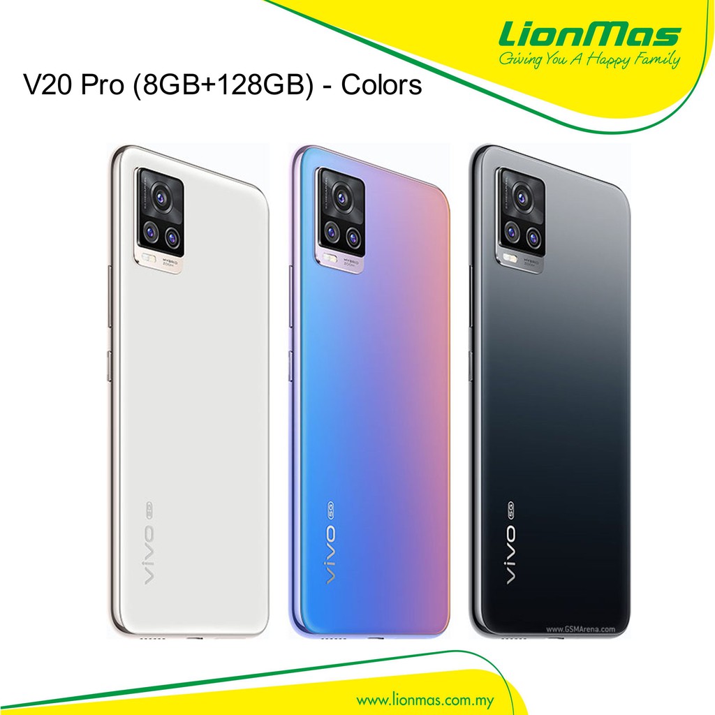 Vivo V20 Pro 5G (8 GB+128 GB/Wide Angle Stable Selfie Video) | Shopee Malaysia