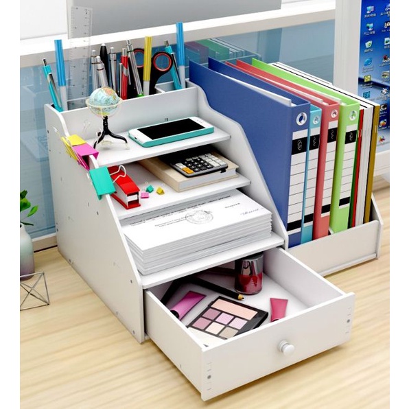 Stationery Document File Tray Rack Table Desk Storage Organizer ...
