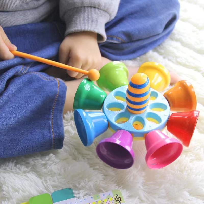 Baby rotating bell 1-3 years old children percussion instrument ...