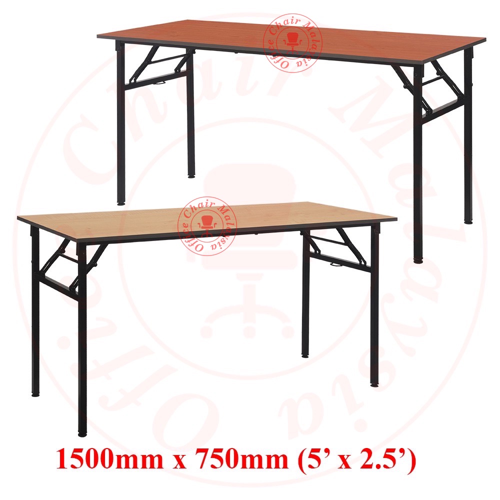Cherry Maple Folding Table / Foldable Table / Banquet Table / Office ...