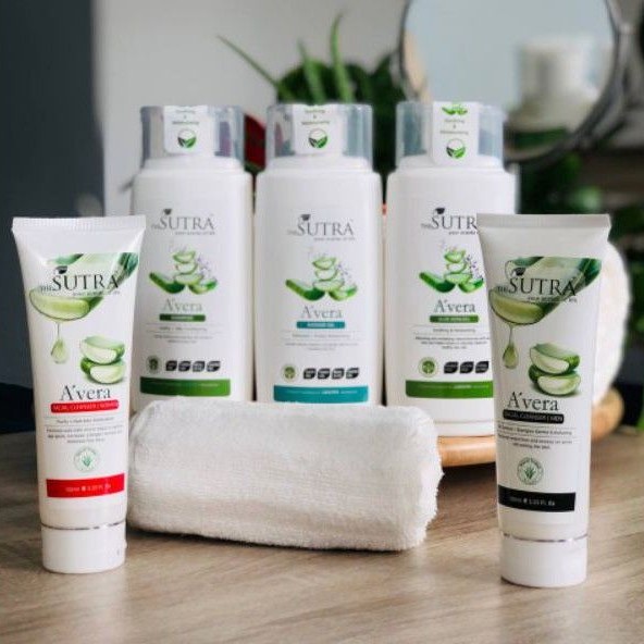 👍 Sutra Avera Series (Aloevera Gel, Shower Gel, Shampoo, Facial ...