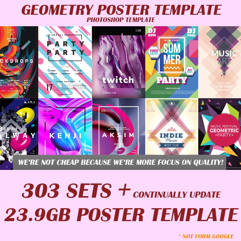 303 Geometry Nordic Style Poster Magazine Cover Page Poster Design ...