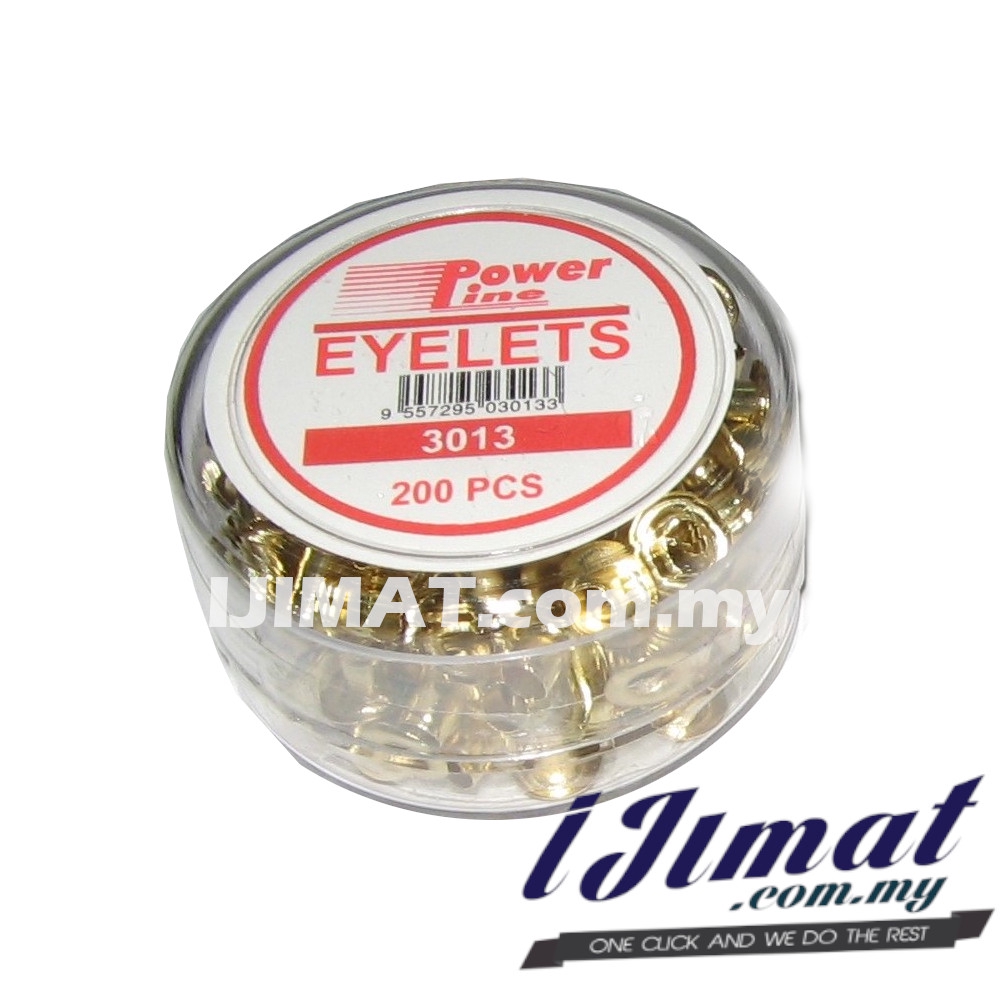 Powerline Eyelets 3013 (200pcs/boxes) Eyelet Binder Punch | Shopee Malaysia