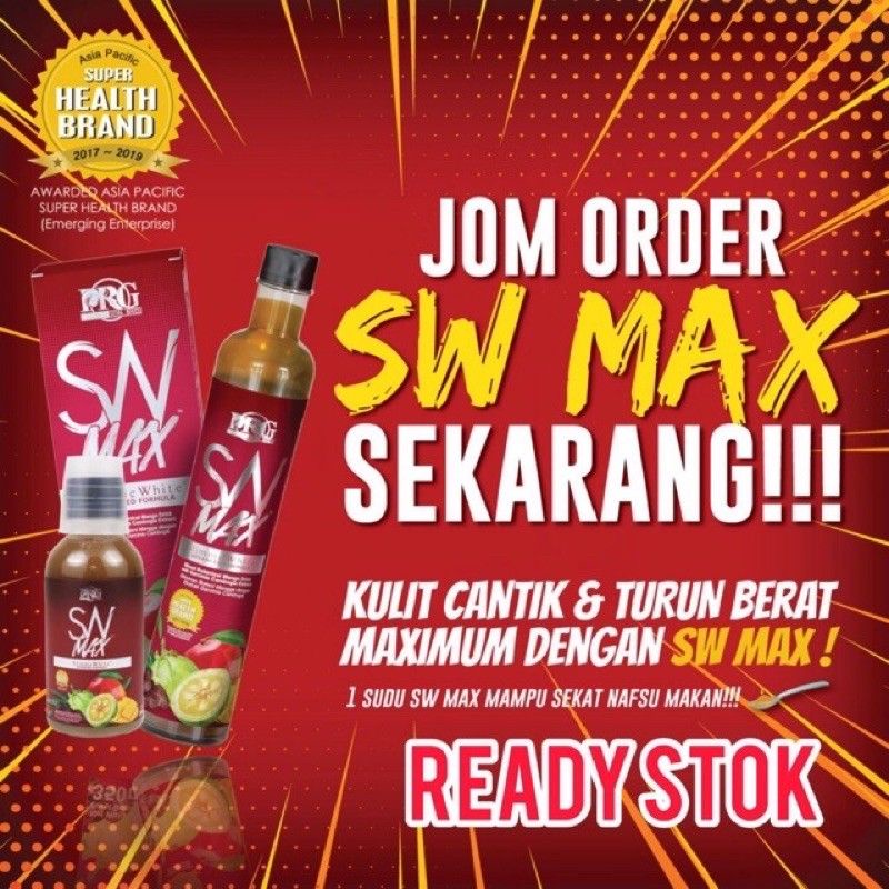 SW MAX DETOX (JOM ORDER SEKARANG) | Shopee Malaysia