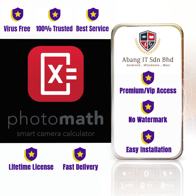 Photomath - Andriod App (Premium/Gold/VIP Access) - No Watermark & 100% ...