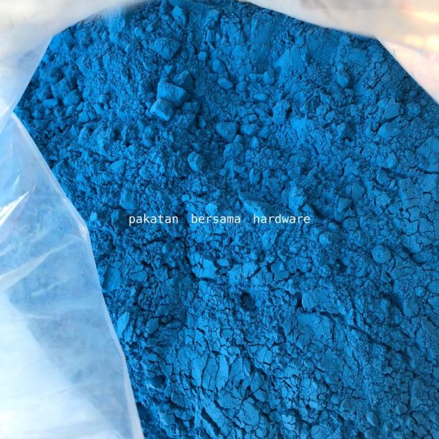 Cement colour powder. Simen biru. Blue cement. 1kg | Shopee Malaysia